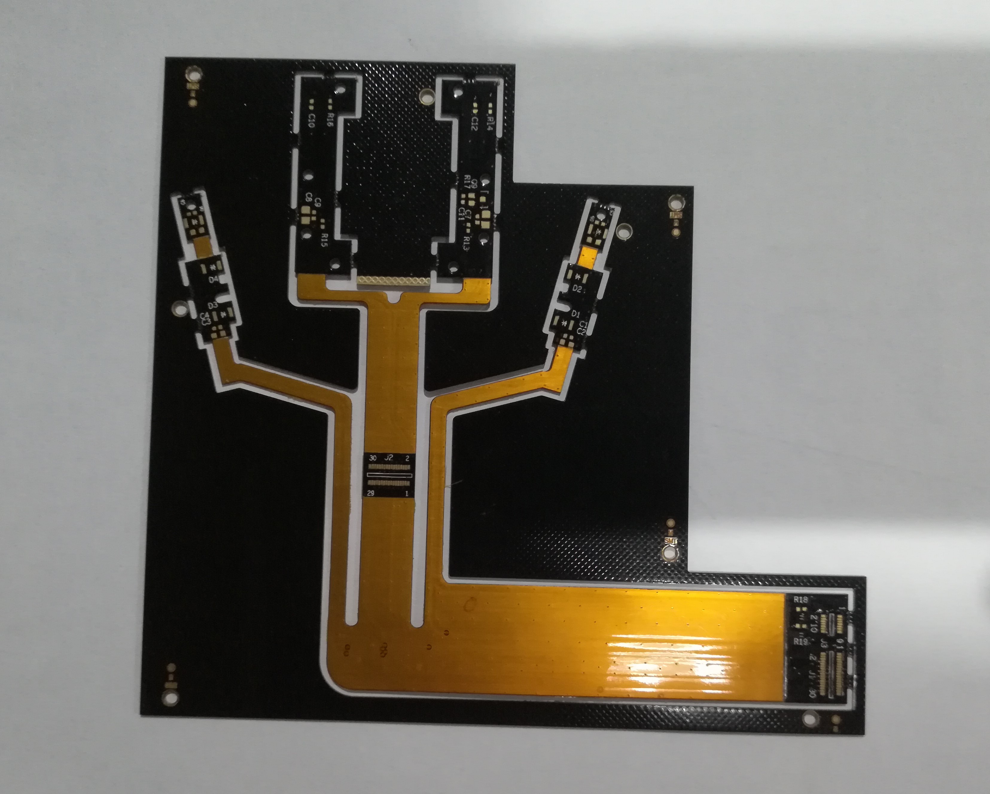 六层HDI刚柔结合 - Multilayer FPC、Rigid-Flex PCB制造服务商 - Multilayer FPC、Rigid-Flex PCB Manufacturer